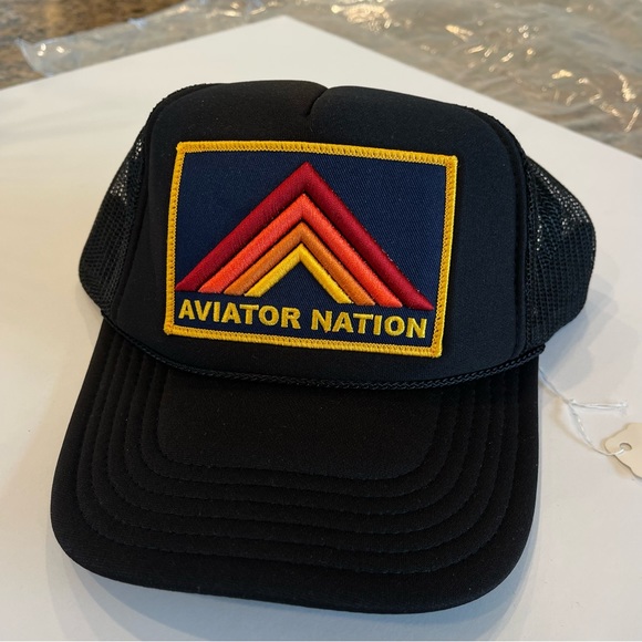 Aviator Nation | Accessories | Nwt Aviator Nation Vintage Mesh Trucker ...